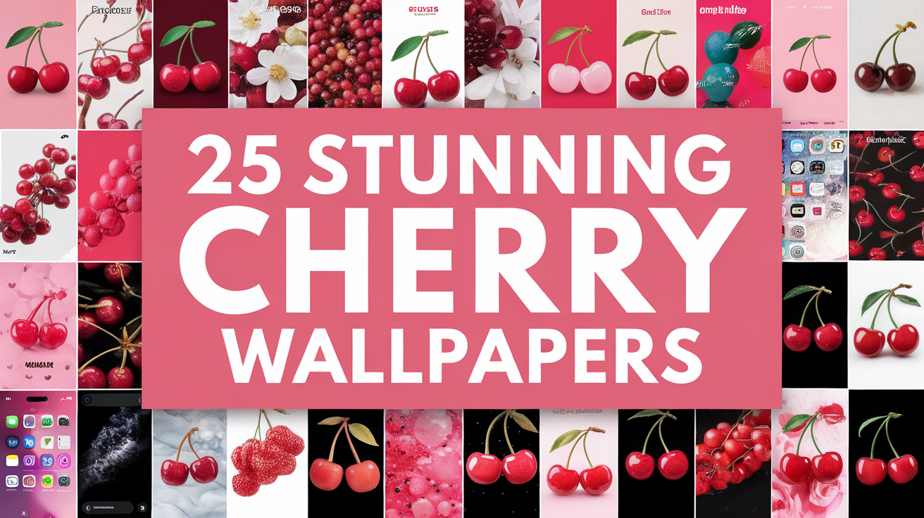 25 Stunning Cherry Wallpaper Designs For Your Phone