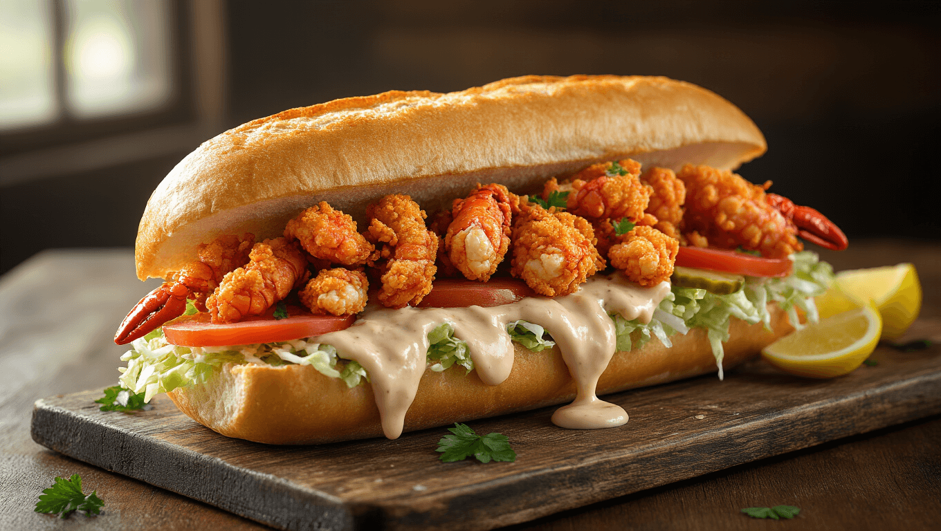 Crispy Crawfish Po' Boy: Louisiana's Ultimate Seafood Sandwich